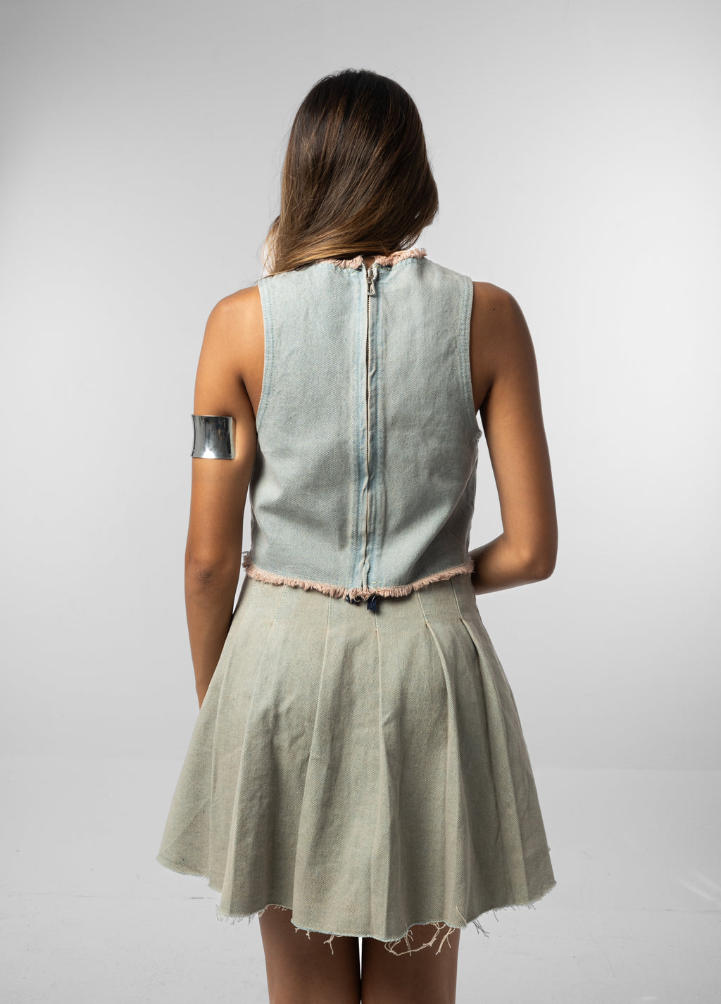 Snow Denim Vest – Frenchee